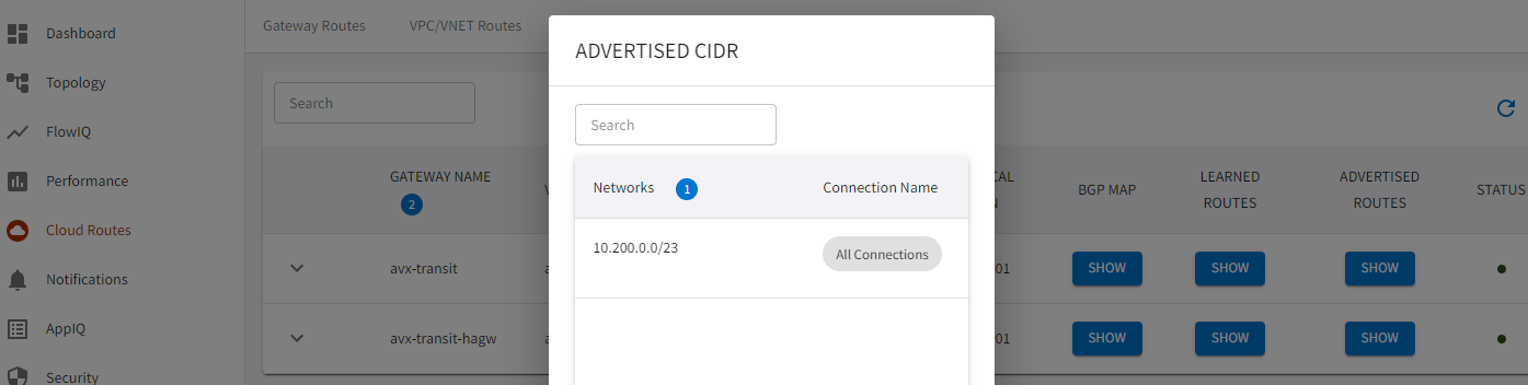 BGP over IPSec between Aviatrix Transit and Azure VPN Gateway ...