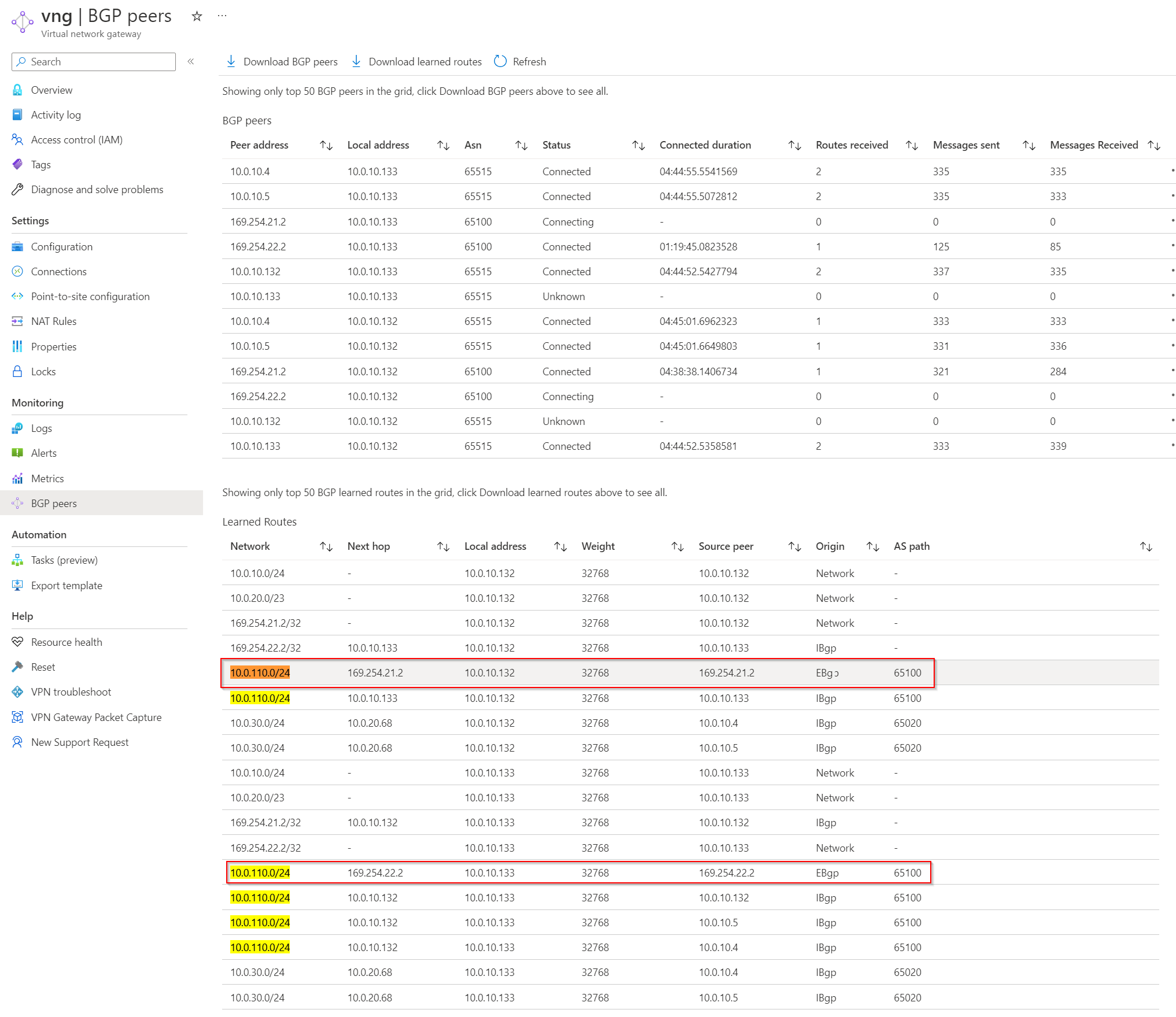 Azure Route Server BGP multi-peer with Aviatrix Transit ...