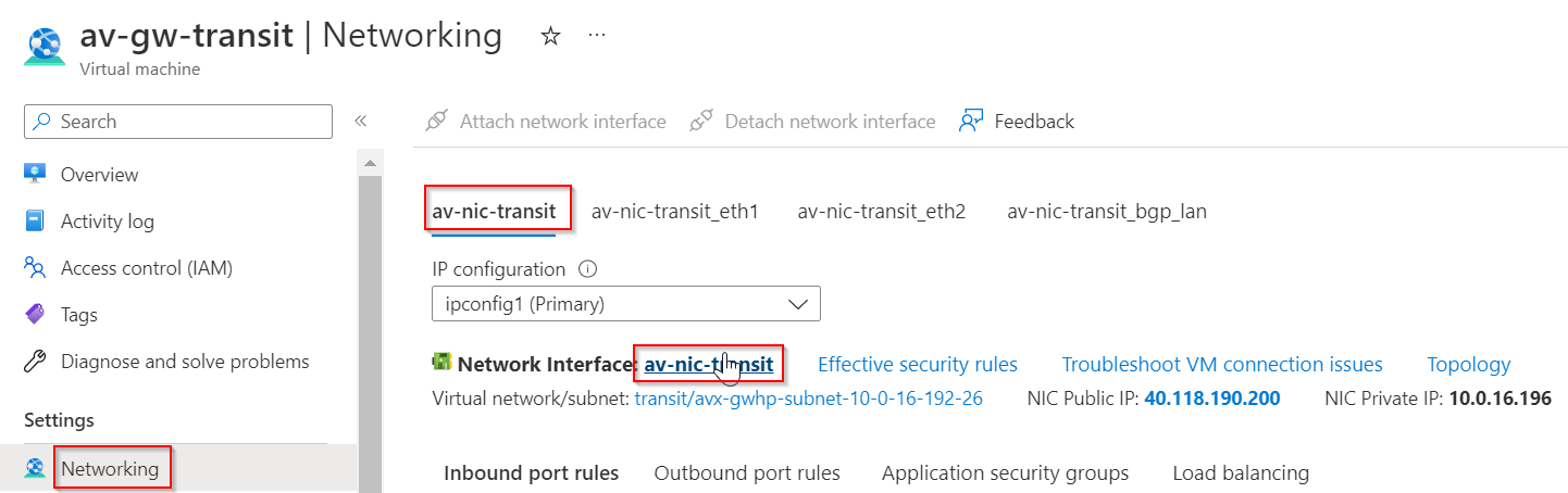 Express Route to Aviatrix Transit – Option 3 ...